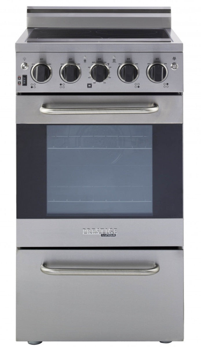 Prestige by Unique 20 Inch Convection Electric Range UGP 20V EC S S The Brick