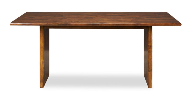 Vale Dining Table, Wood, 72"W - Brown - The Brick