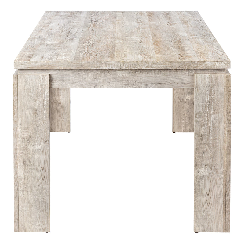 Taupe Reclaimed Wood-look Dining Table - The Brick
