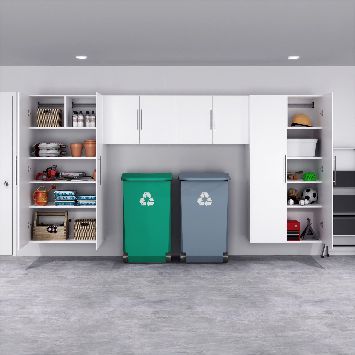 Hangups 30" Upper Storage Cabinet - White - The Brick