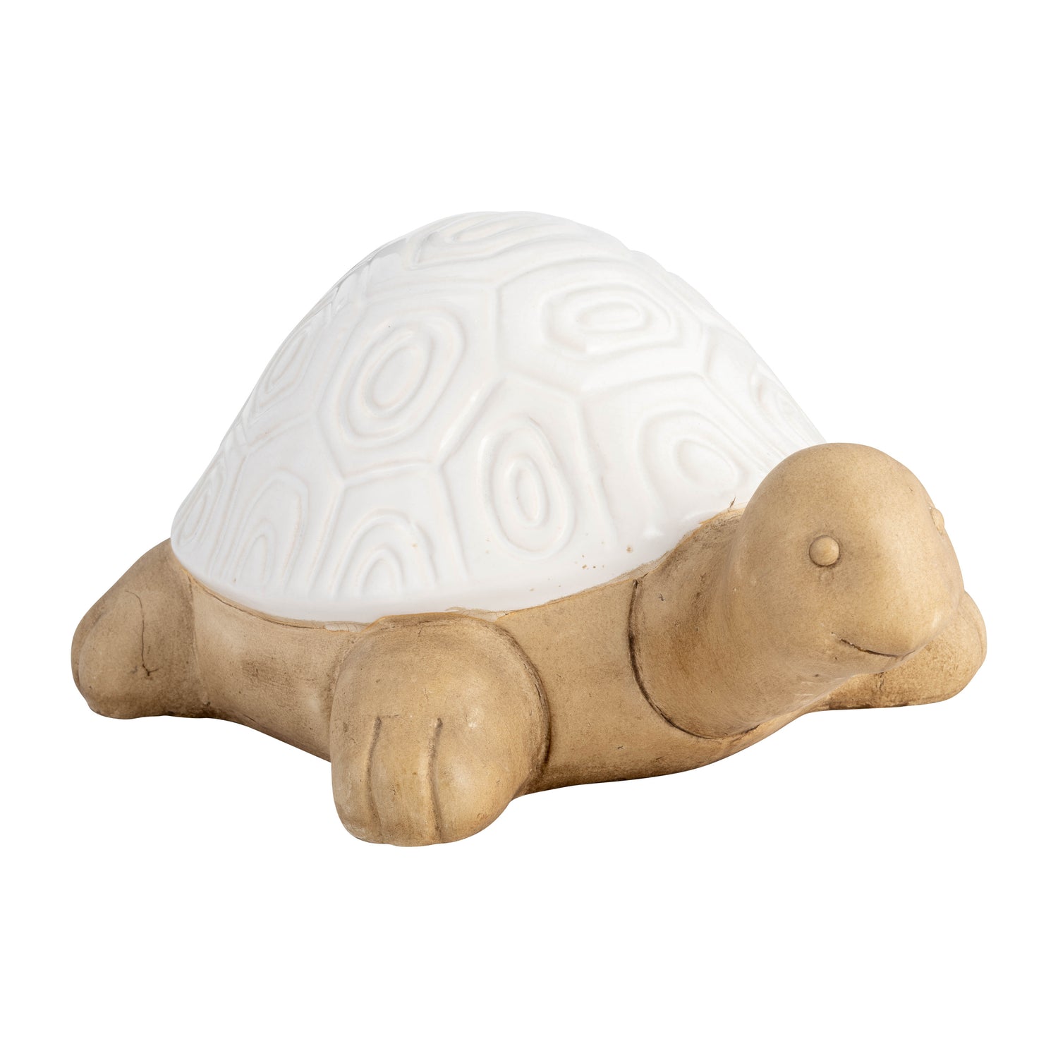 Ceramic 13" Tortoise - White - The Brick