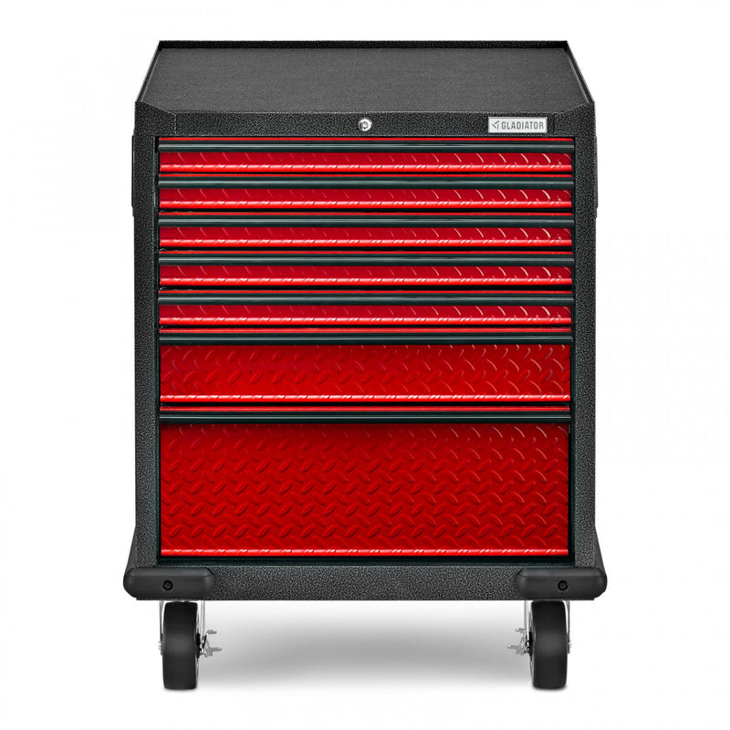 Gladiator Premier 7-Drawer Modular Tool Storage Cabinet - Red Tread ...