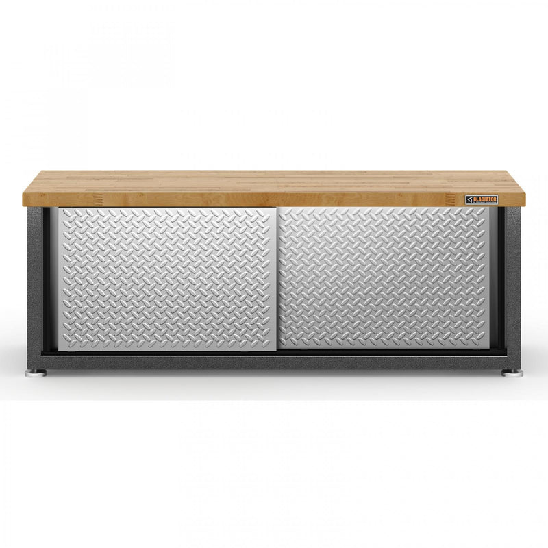 Gladiator Storage Shoe Bench - Silver Tread - The Brick