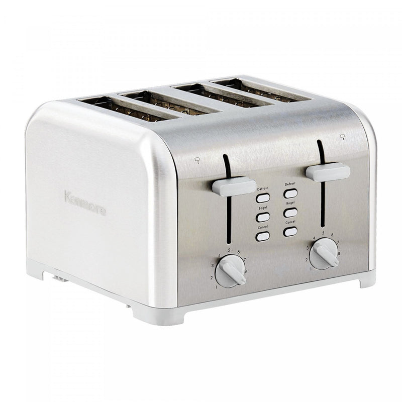 Kenmore 4-Slice Toaster with Dual Controls White - KKTSDC4SW - The Brick