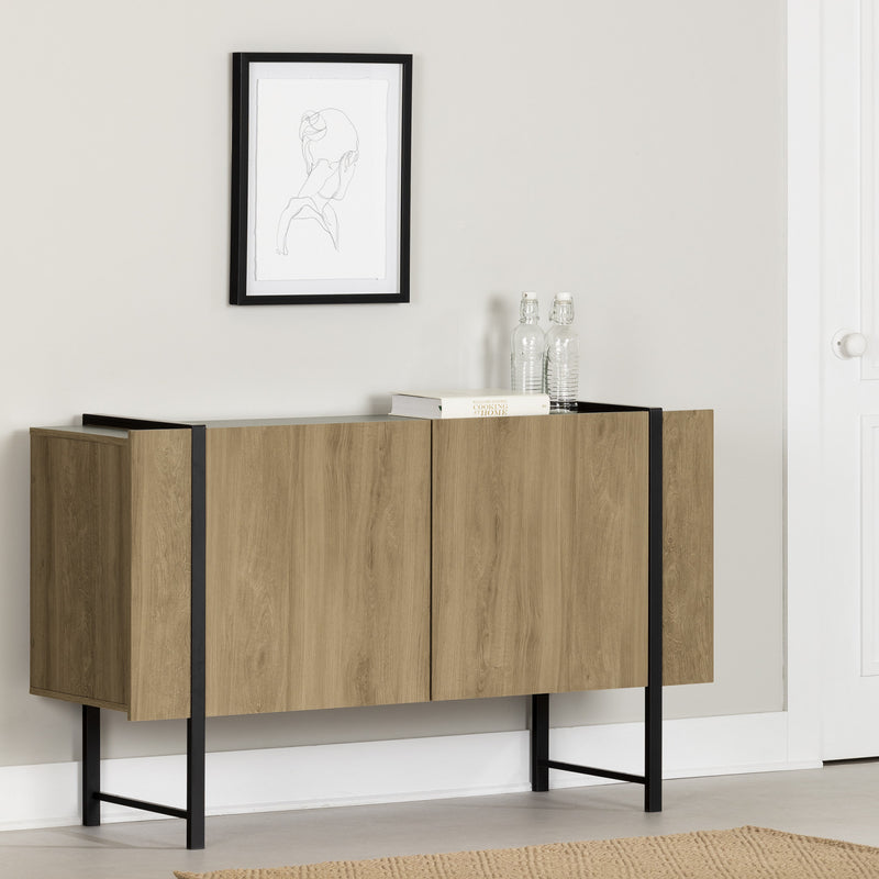 Mezzy Sideboard - Light Walnut - The Brick