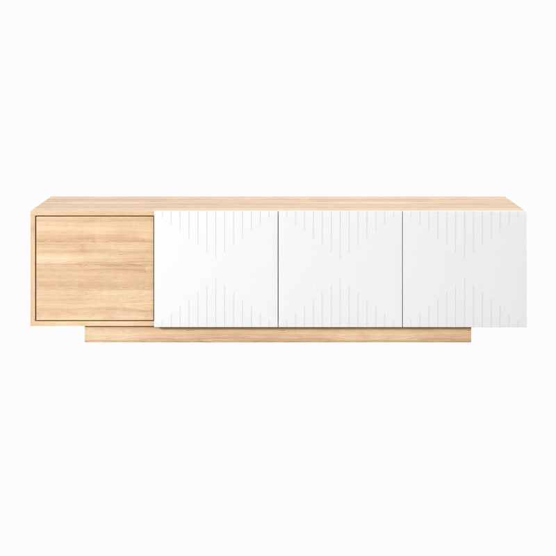 Nordika Riva 72" TV Stand - Natural Maple - The Brick
