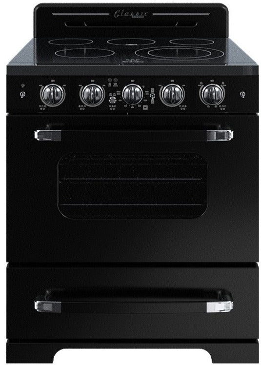 Classic Retro By Unique 30-Inch Convection Electric Range - UGP-30C ...