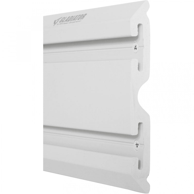 Gladiator 4' Wide Geartrack® Channels (2-Pack) - Light Grey - The Brick