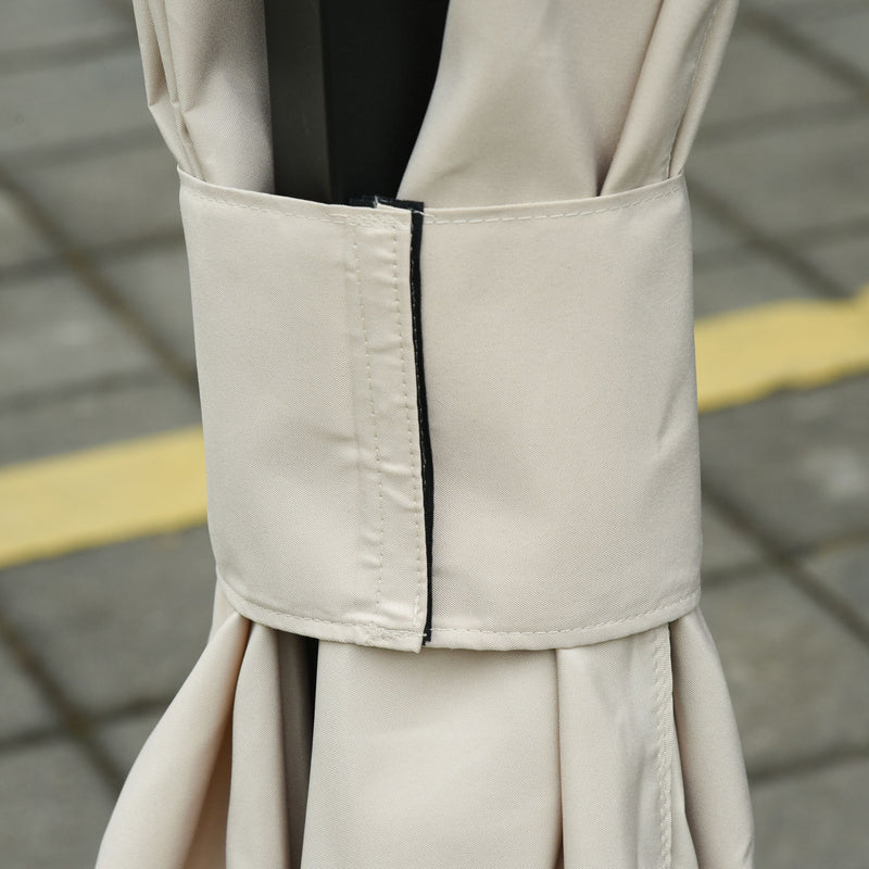 Outsunny Replacement Gazebo Curtains With Zipper, 4-panel Gazebo Pr ...