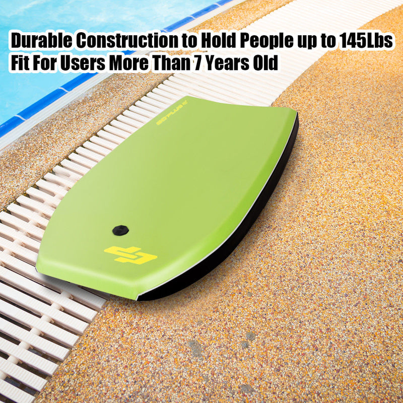 Goplus 42" Super Bodyboard Surfing W/ Leash Ixpe Deck Eps Core Boar ...
