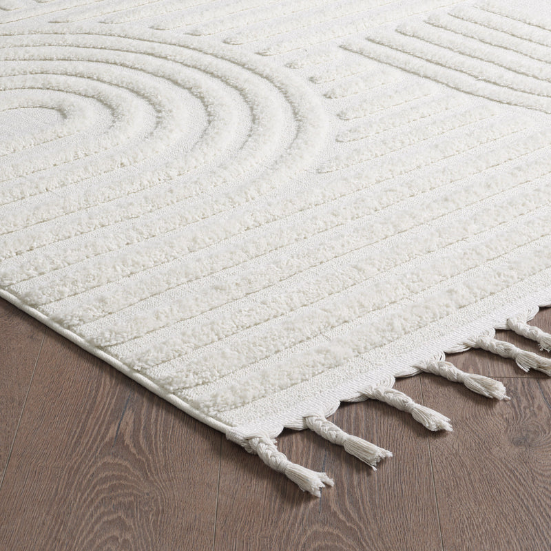 Quinto Geo Circles Shag Area Rug - 2'7" x 8' - The Brick