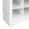 Shoe Cubby Console - White | The Brick