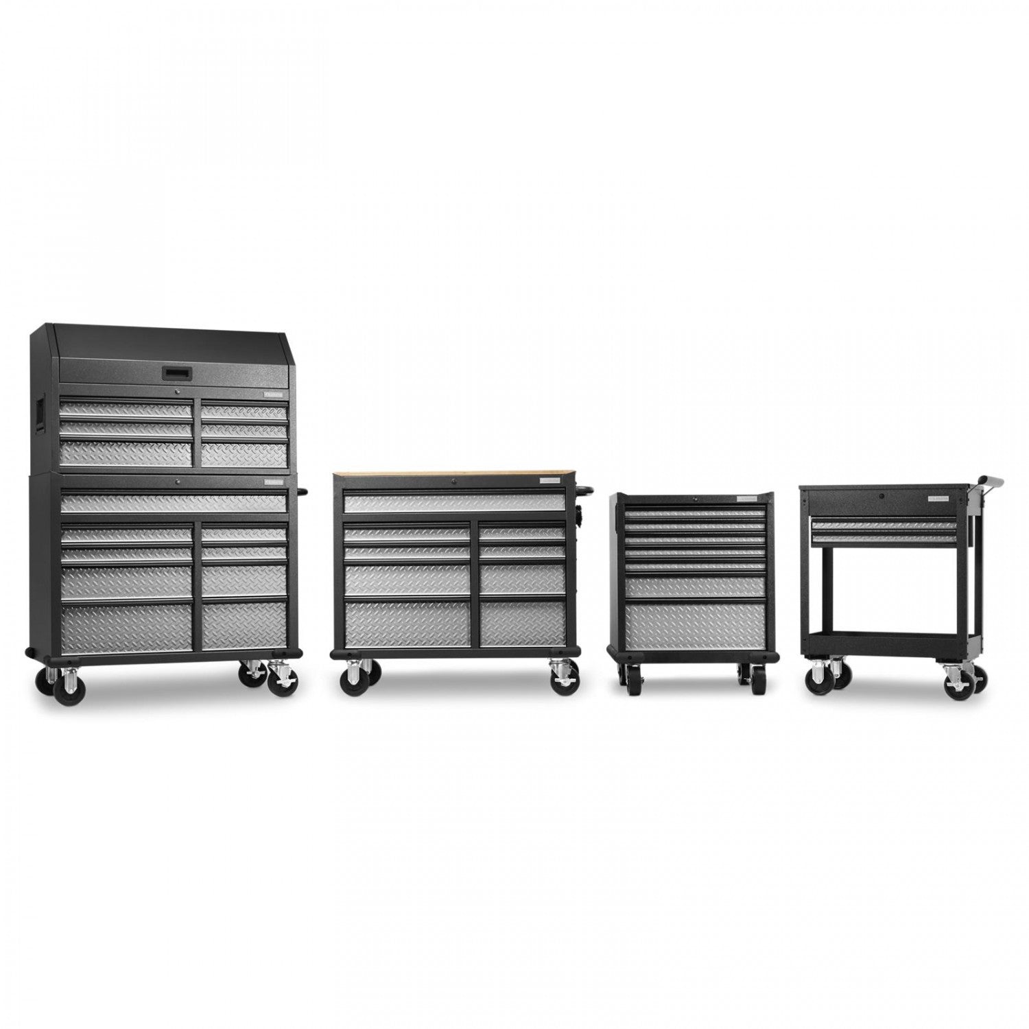 Gladiator Premier 41" 9-Drawer Mobile Tool Workbench with Solid Woo ...