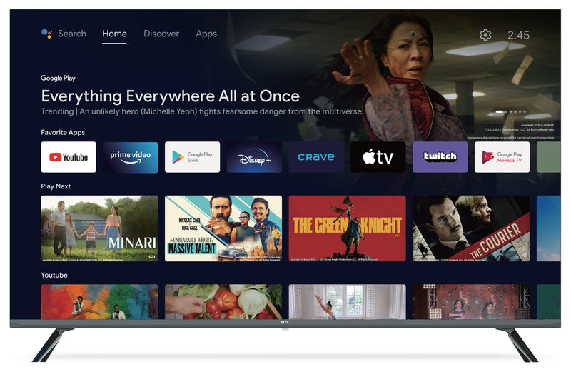 NTC 50" UHD Smart Android TV - The Brick