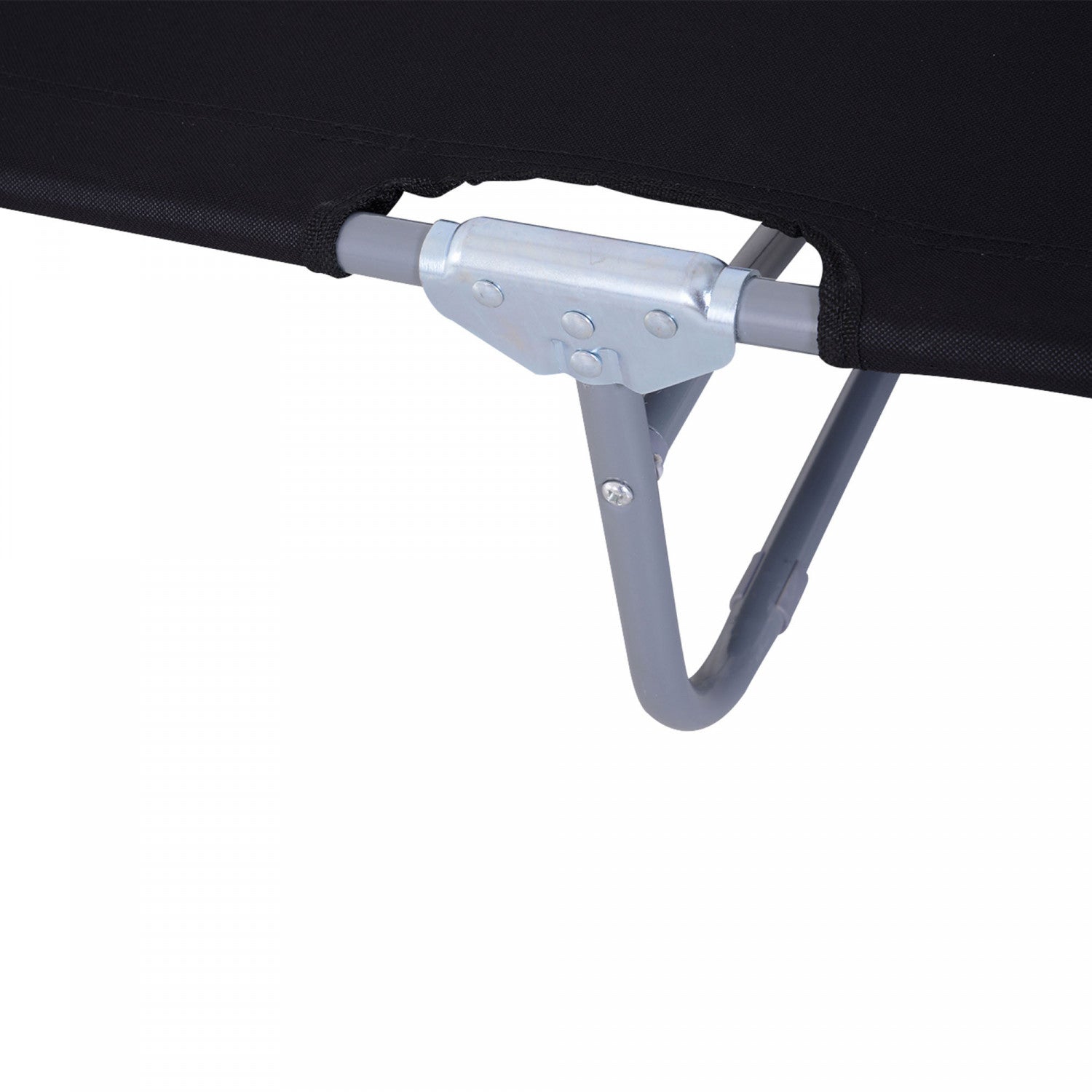 Outsunny Folding Outdoor Lounge Chair With Breathable Mesh Fabric F ...