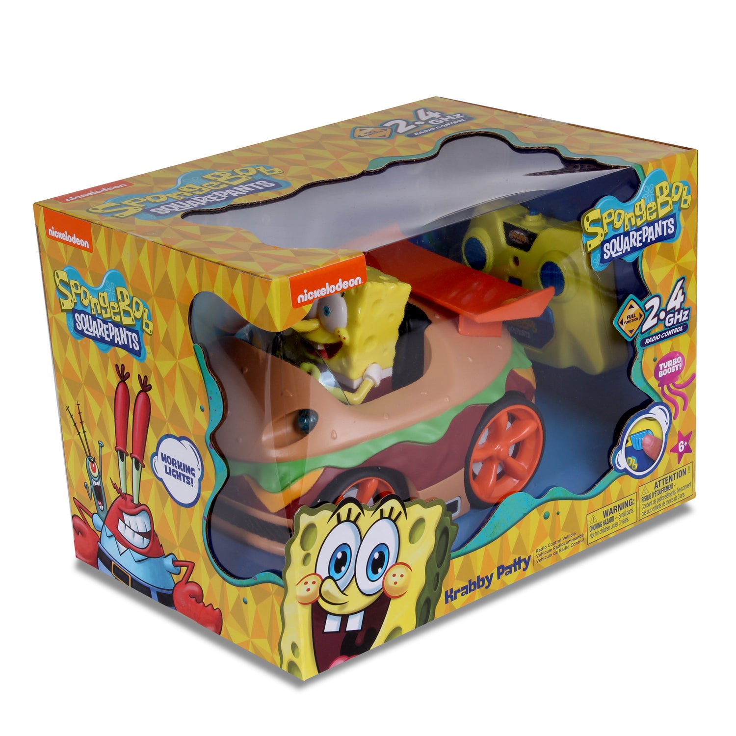 NKOK Spongebob Krabby Patty RC Toy - The Brick