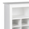 Shoe Cubby Console - White | The Brick