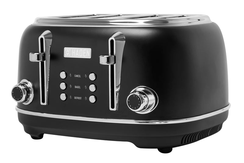 Haden Heritage 4-Slice Toaster - Black Chrome - The Brick
