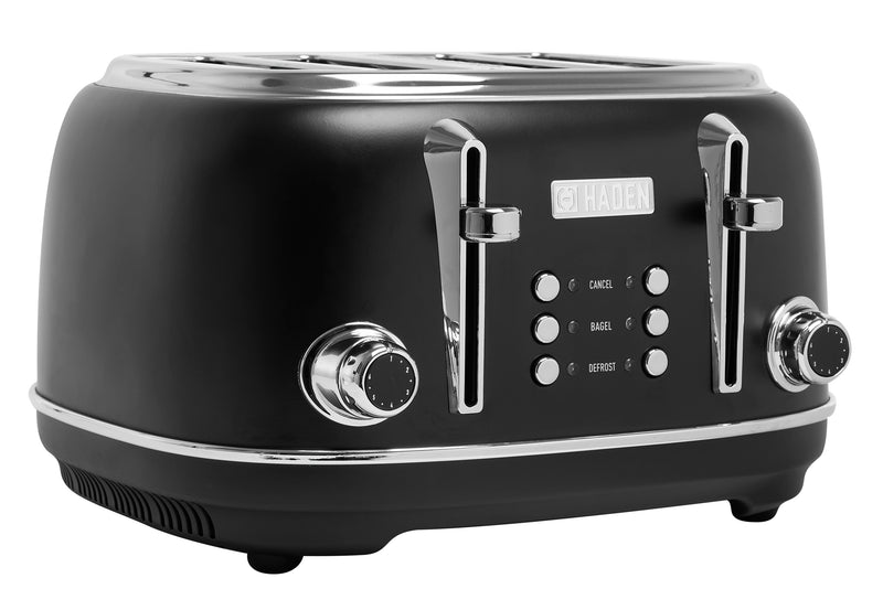 Haden Heritage 4-Slice Toaster - Black Chrome - The Brick