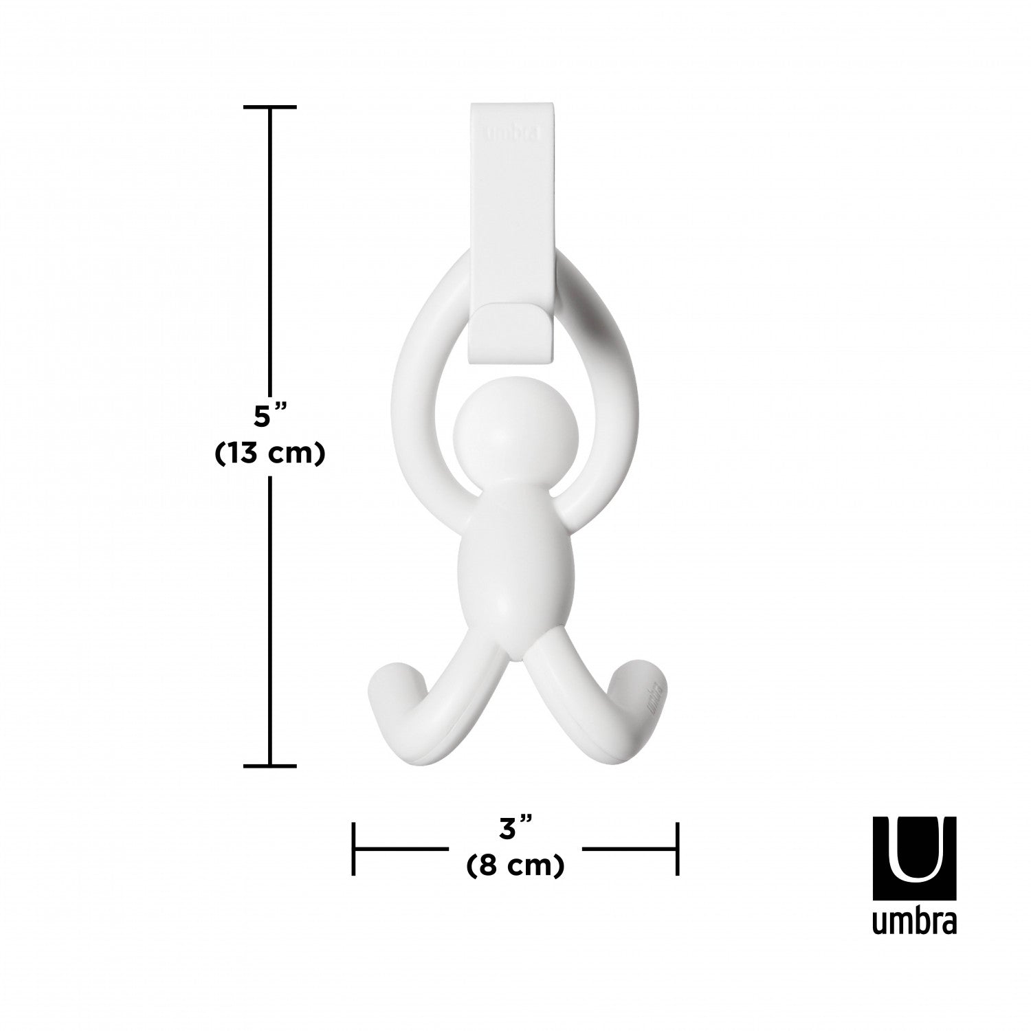 Umbra Buddy Over-Cabinet Hooks - White - The Brick