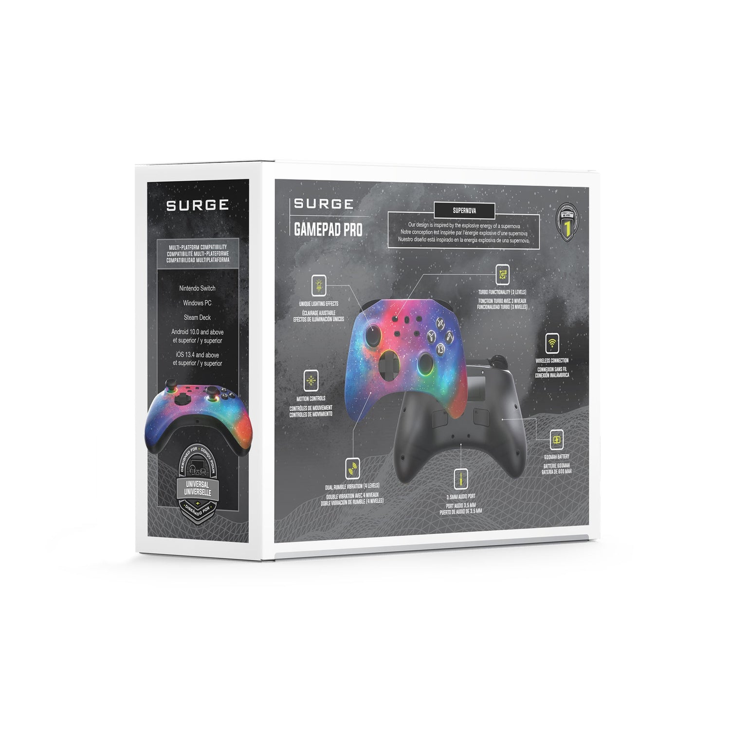 Surge Nintendo Switch Wireless Pro Controller Supernova Edition - The Brick