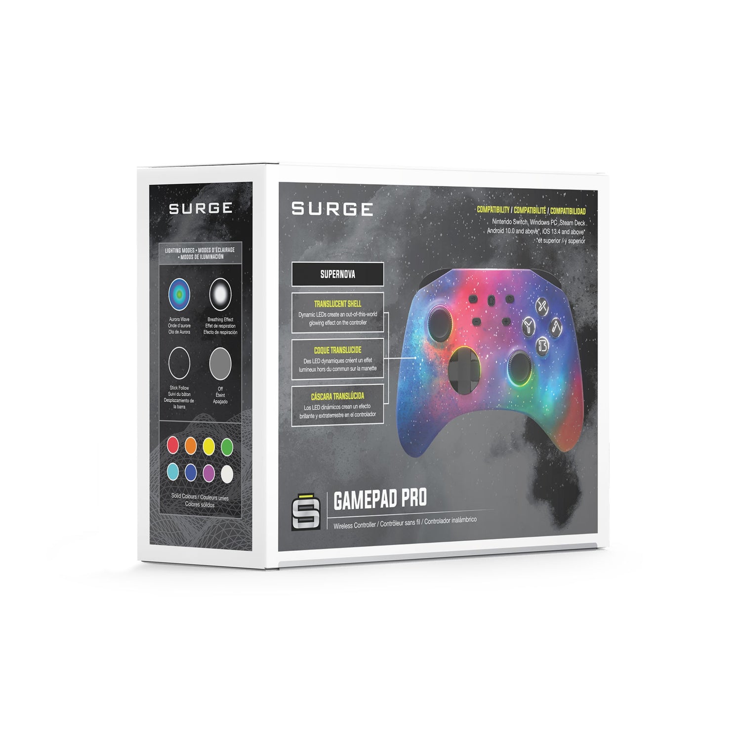 Surge Nintendo Switch Wireless Pro Controller Supernova Edition - The Brick