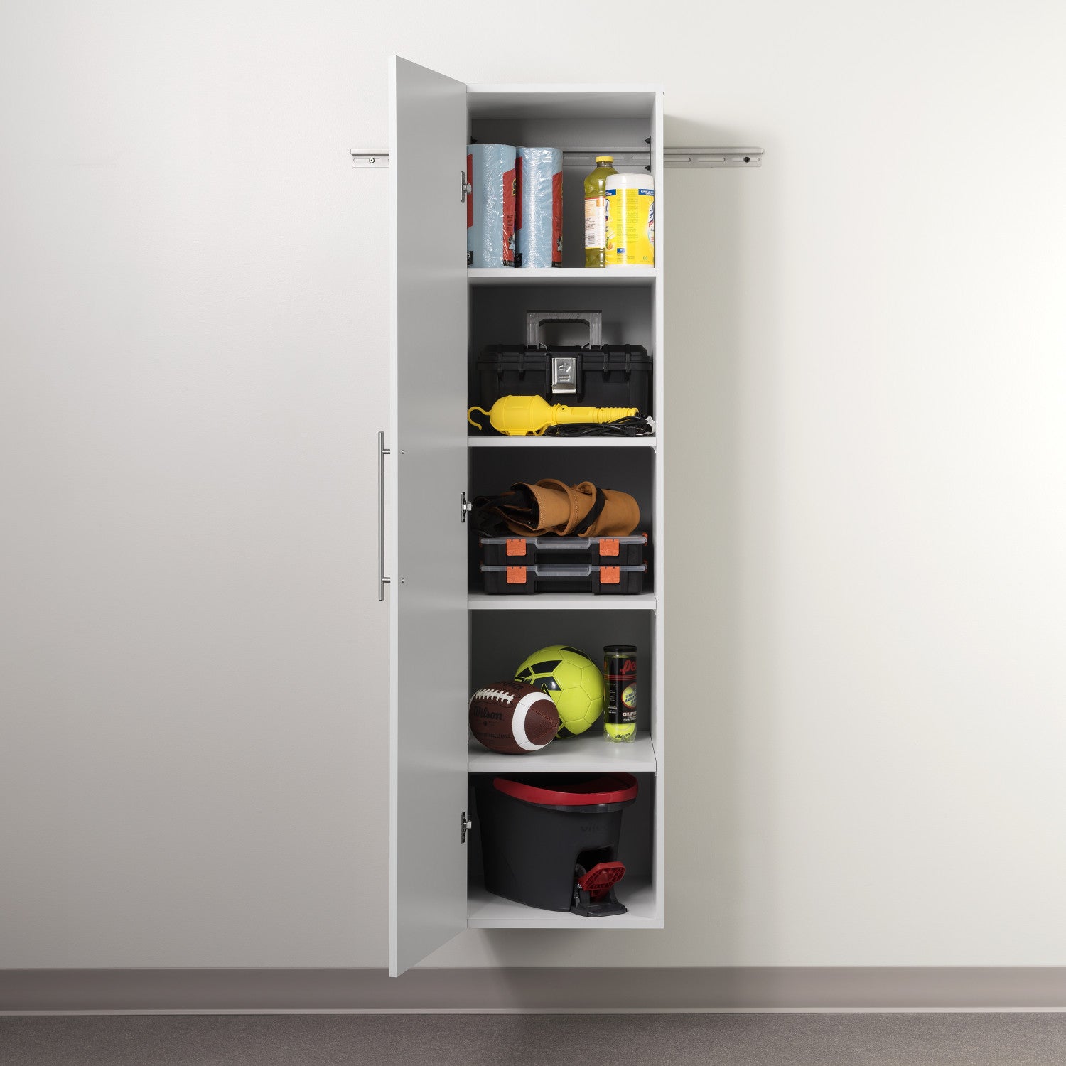 Hangups 18 Narrow Storage Cabinet White The Brick