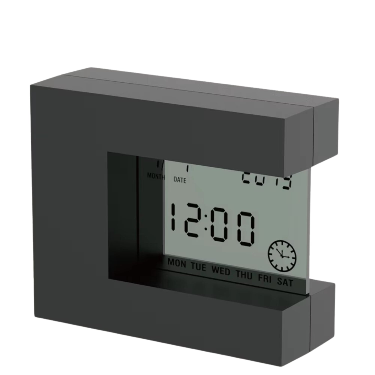 Cass Digital Clock Black - The Brick