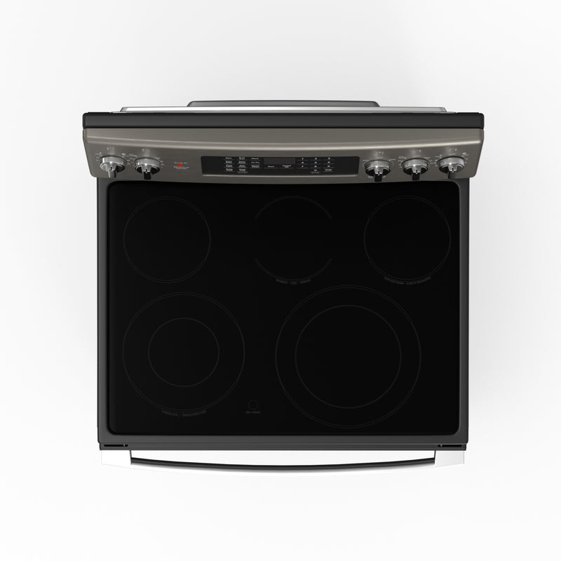 GE 5 Cu. Ft. Electric Range with True European Convection and Air F ...