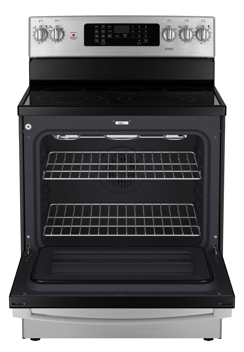 GE 5 Cu. Ft. Electric Range with True European Convection and Air F ...