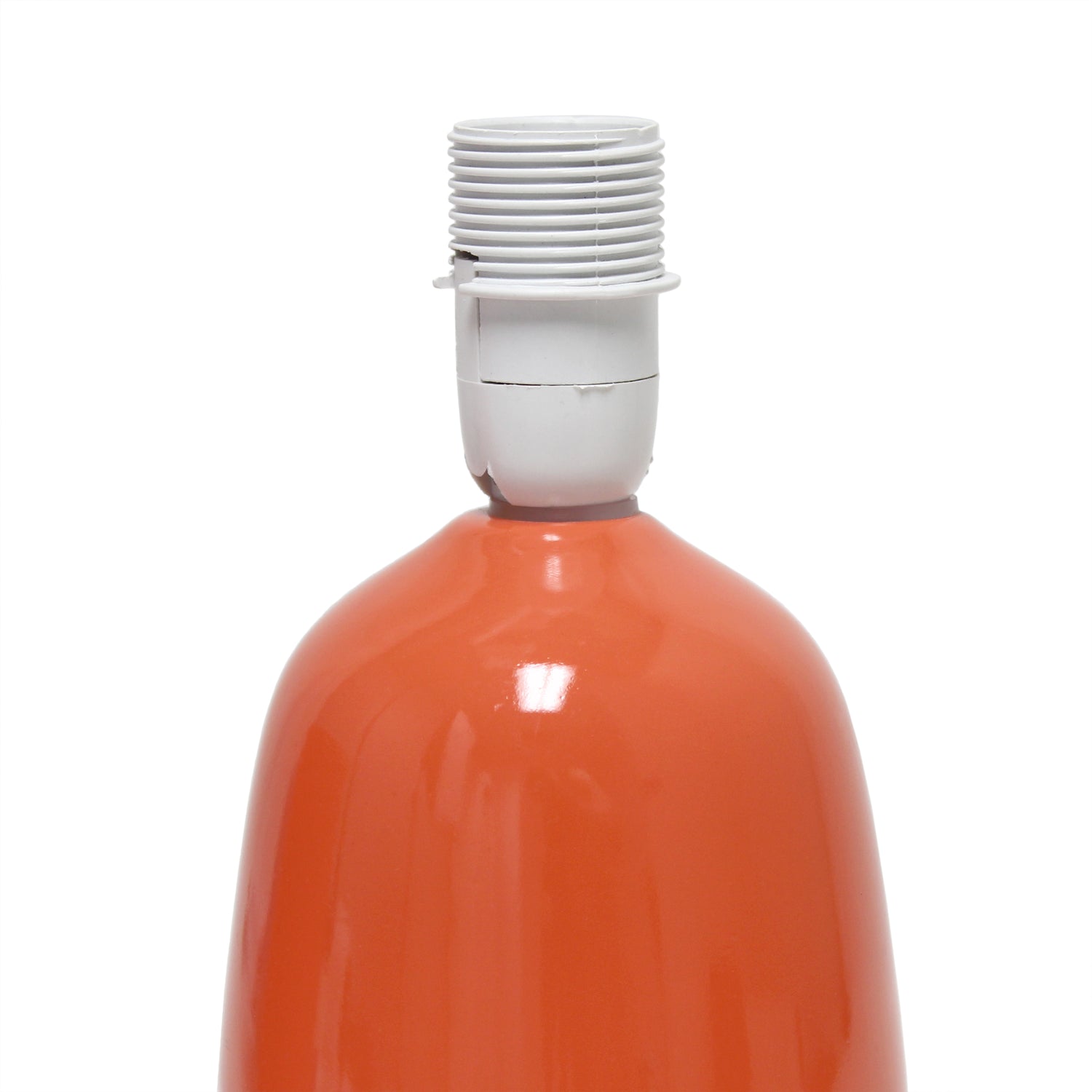 Simple Designs 10.04" Traditional Ceramic Thimble Base Table Lamp w ...