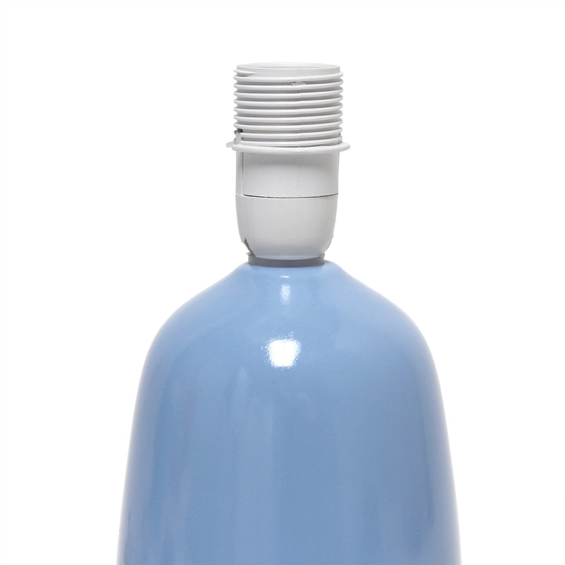 Simple Designs 10.04" Traditional Ceramic Thimble Base Bedside Tabl ...