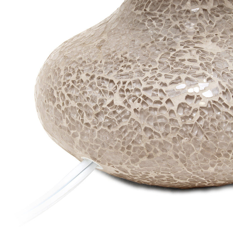 Simple Designs Mosaic Tiled Glass Genie Table Lamp - The Brick