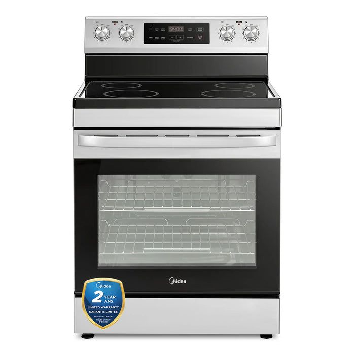 Midea 30" 6.3 Cu. Ft. Electric Range - MER30B14ASTC | The Brick