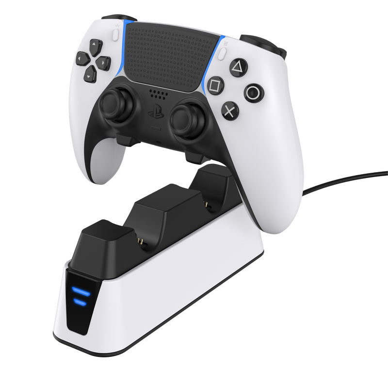 Surge PS5 Dual Controller Charging Dock - White - The Brick
