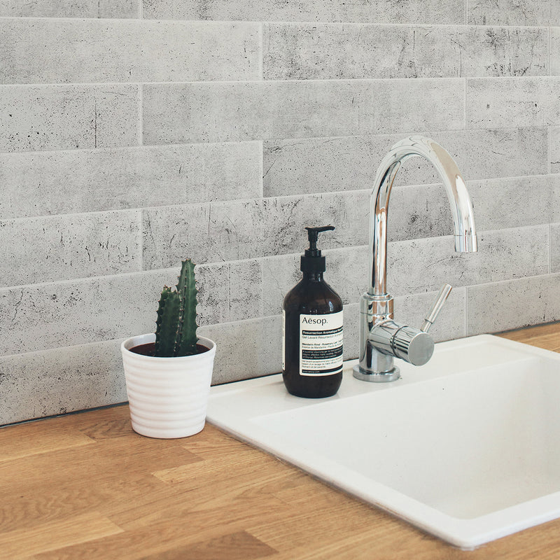Smart Tiles Peel and Stick 2-Sheet 23 x 12 Backsplash - Norway Alta ...