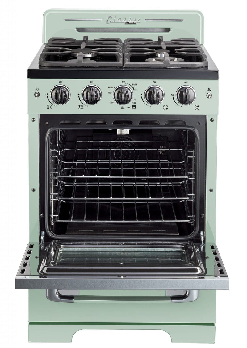 Classic Retro by Unique 24-Inch Convection Gas Range - UGP-24CR LG ...