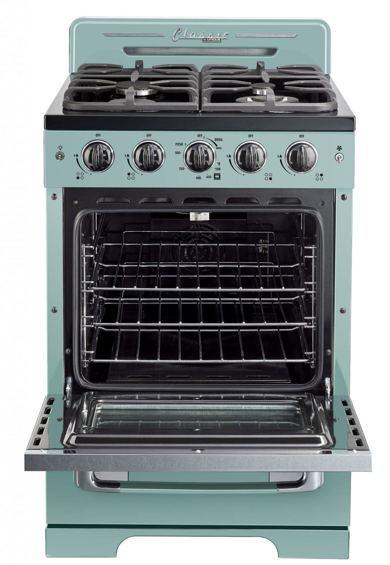 Classic Retro by Unique 24-Inch Convection Gas Range - UGP-24CR T - The ...