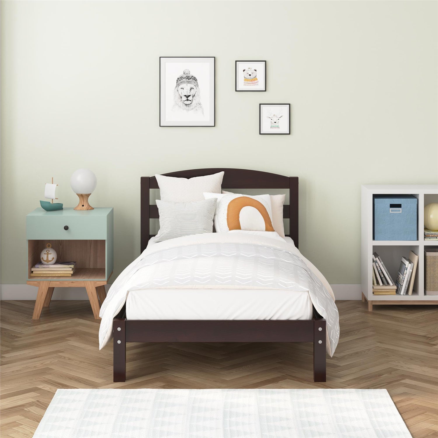Cheap twin bed frame with headboard store