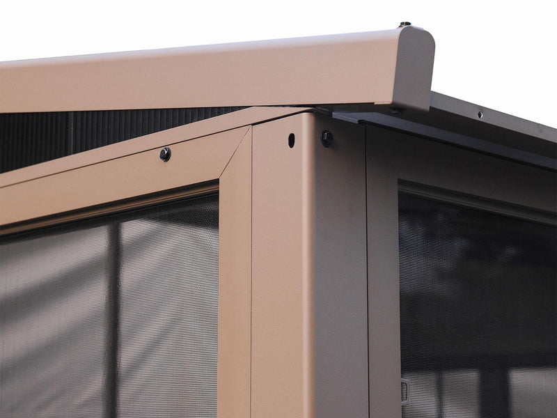Gazebo Penguin Florence - Wall Mounted Solarium 10x12 Metal Roof - The ...