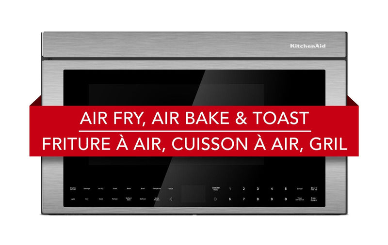 KitchenAid Multifunction Smart Flush Mount Over-the-Range Microwave ...