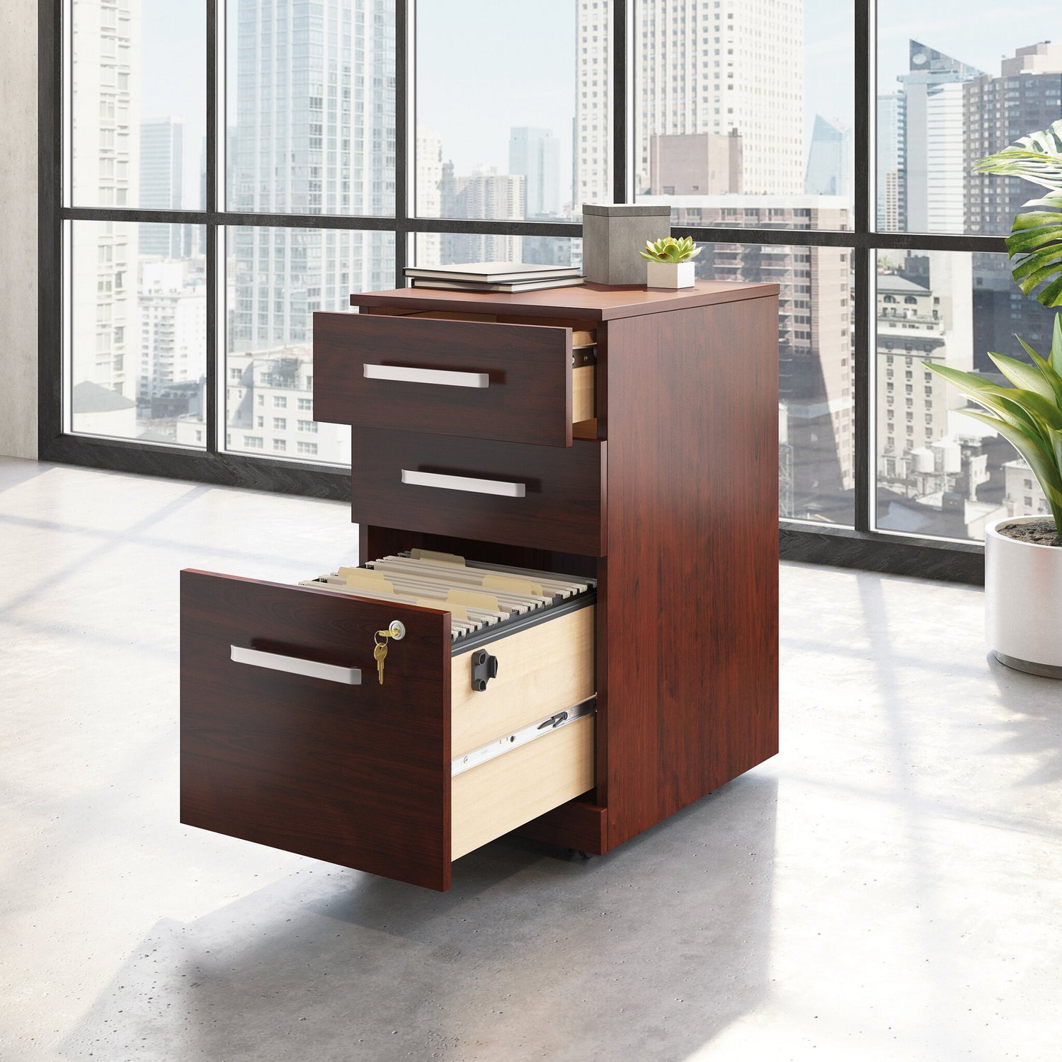 Affirm 15.55" Commercial Grade 3-Drawer Filing Cabinet - Classic Ch ...