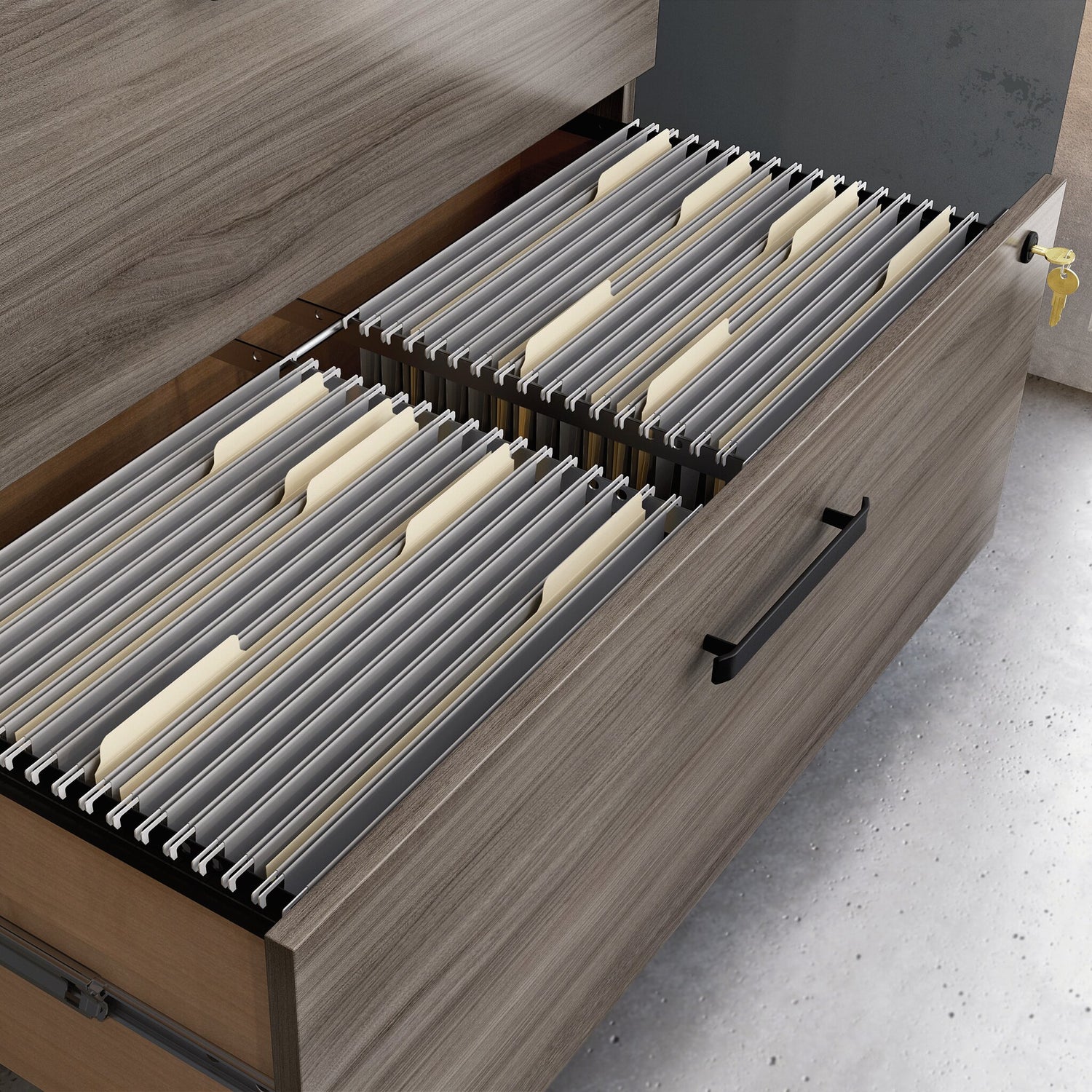 Affirm 35.43" Commercial Grade 2-Drawer Filing Cabinet - Hudson Elm ...