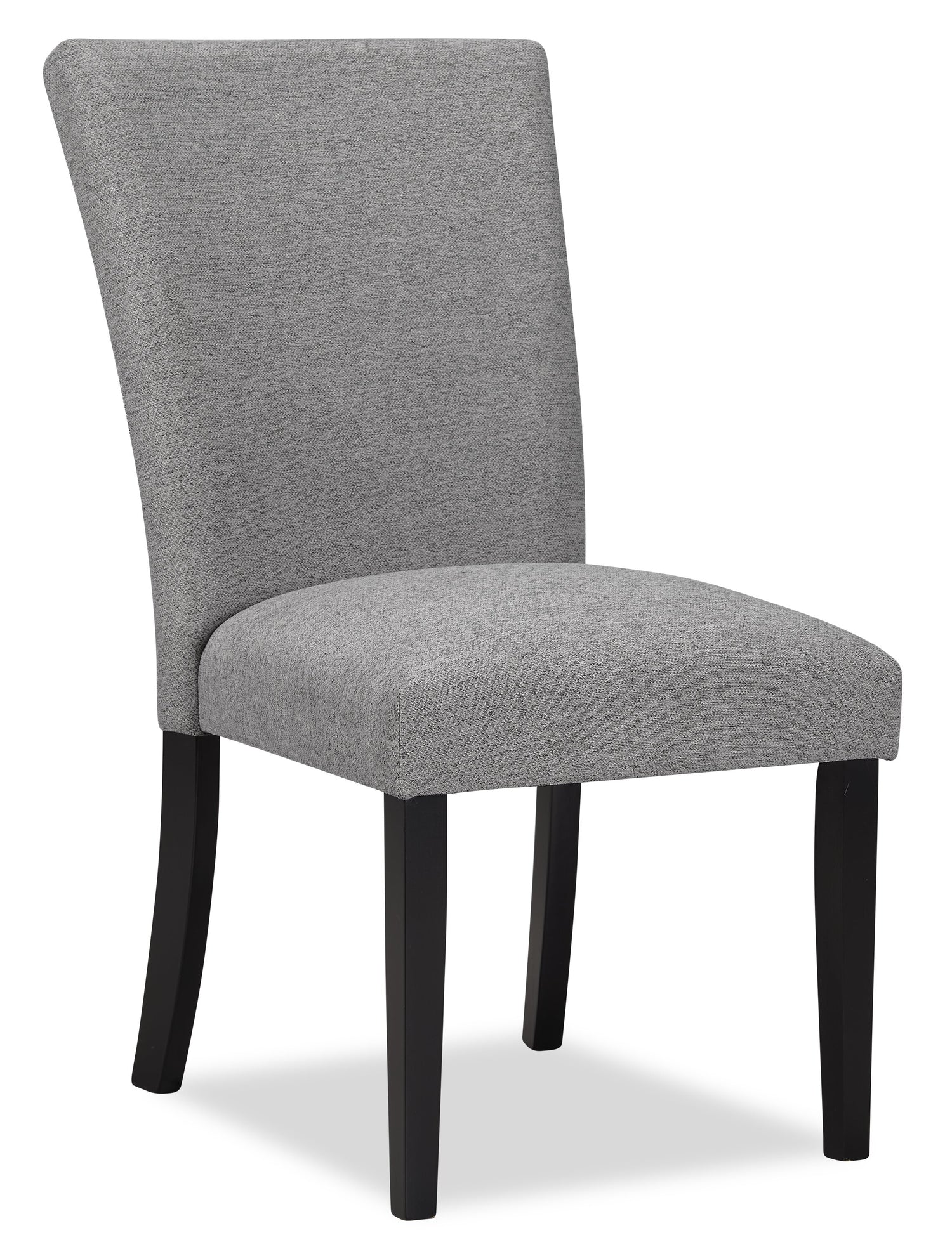 Burk Dining Chair with Polyester Fabric Grey The Brick