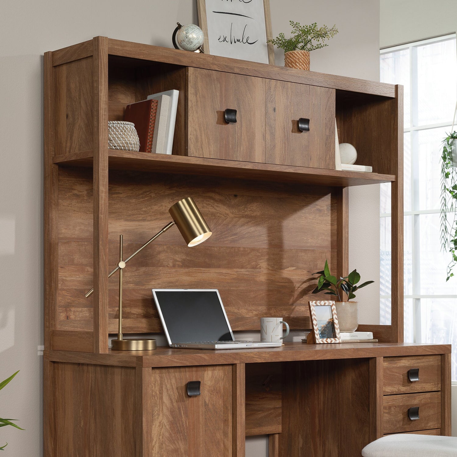 Cannery Bridge 60" Commercial Grade Hutch - Brown - The Brick