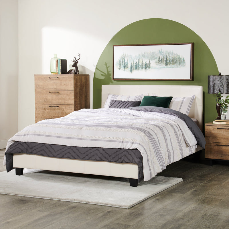 Chase Queen Bed - White | The Brick