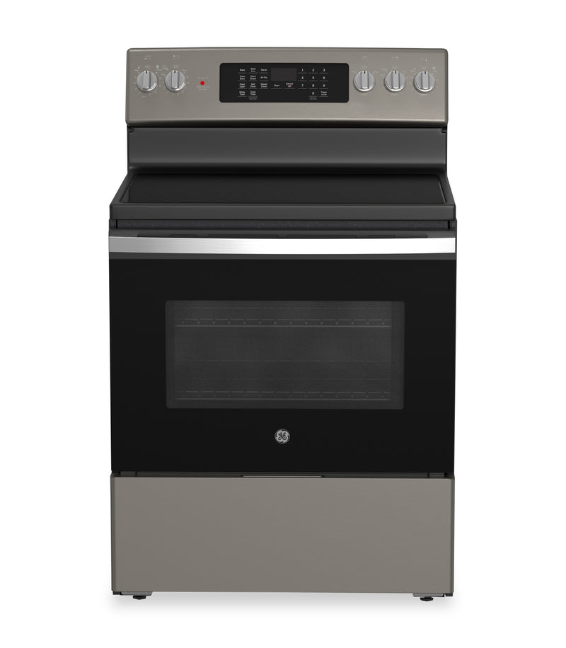 GE 5 Cu. Ft. Electric Range with True European Convection and Air F ...
