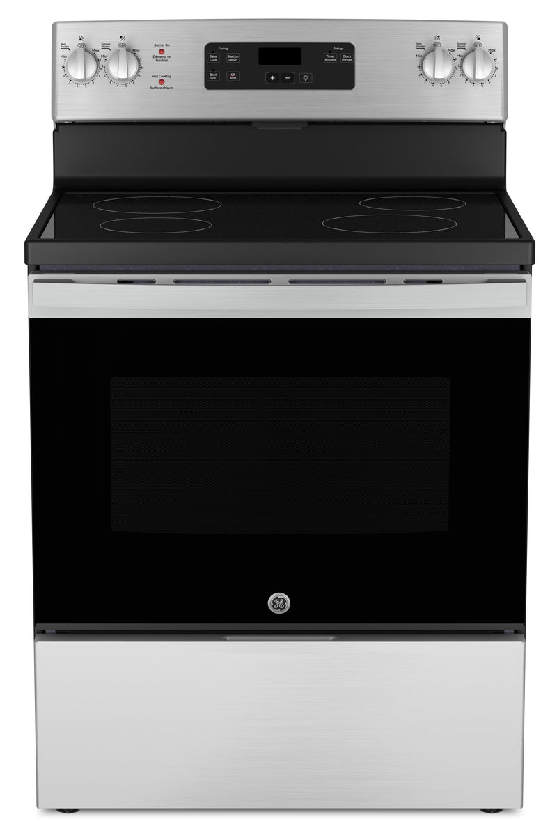 GE 5 Cu. Ft. Electric Range with Dual Bake Element and Certified Sa ...