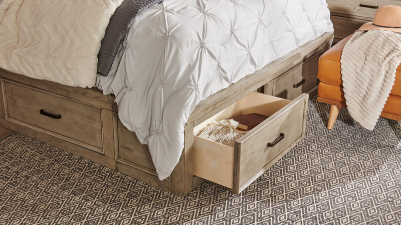 Levi Queen Storage Bed | The Brick