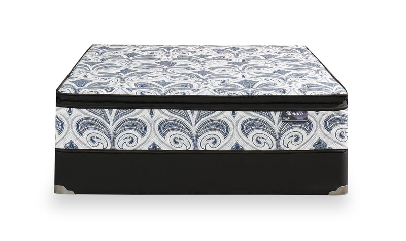 Springwall Monaco Pillowtop Medium Twin Mattress Set - The Brick